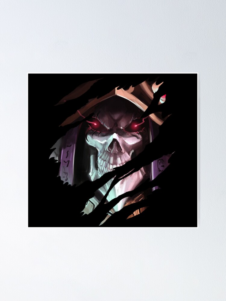 "Anime Overlord - Momonga" Poster by ReoAnime | Redbubble