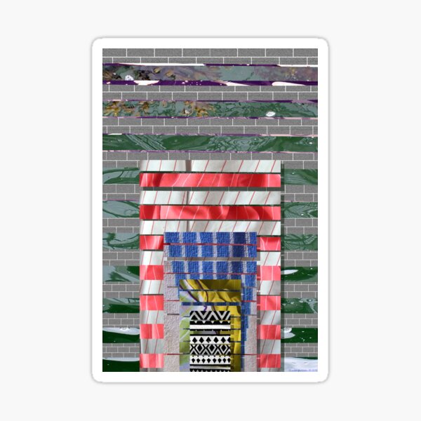 "The Problem with Perspective 23, collage, art print." Sticker for Sale ...