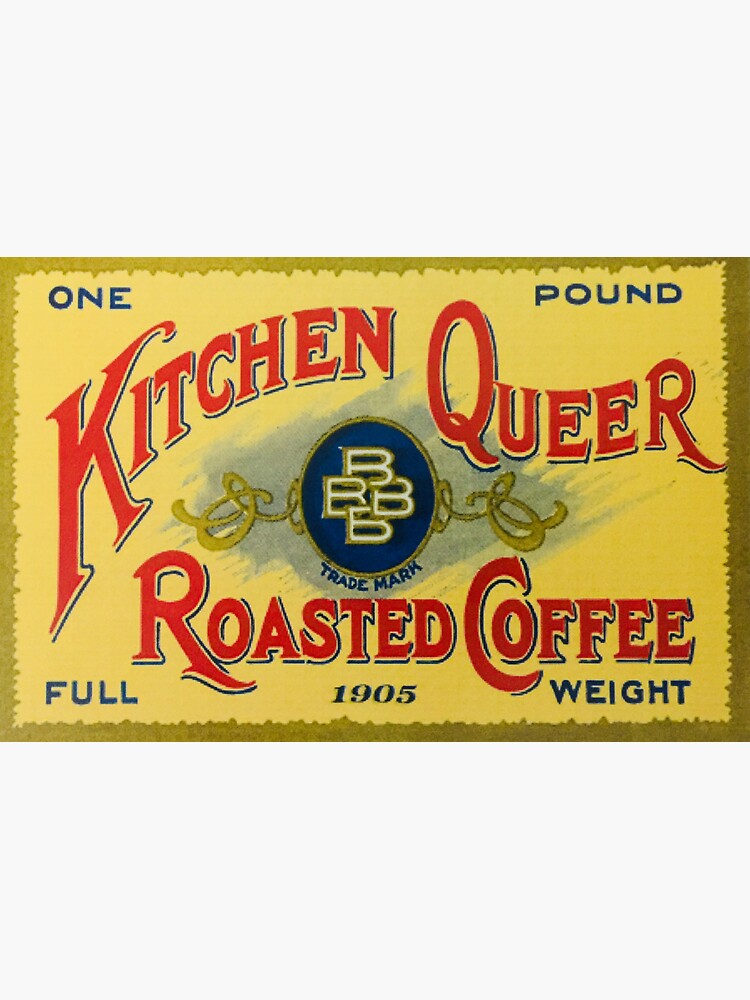 "Kitchen Queer" Sticker for Sale by DARKGABLE | Redbubble