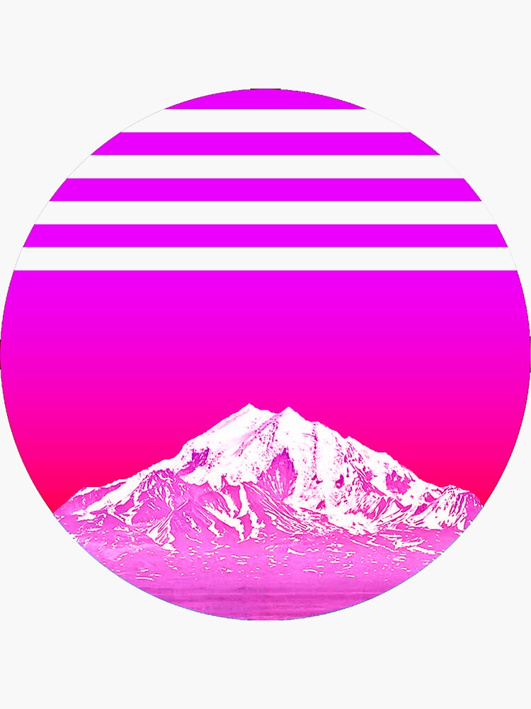 "vaporwave sun" Sticker by Electrixx | Redbubble