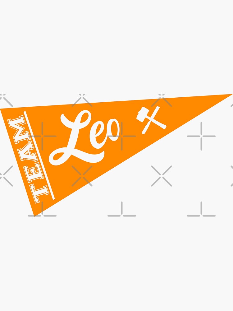 "Team Leo" Sticker by Emma1706 | Redbubble