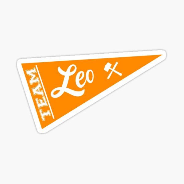 "Team Leo" Sticker by Emma1706 | Redbubble