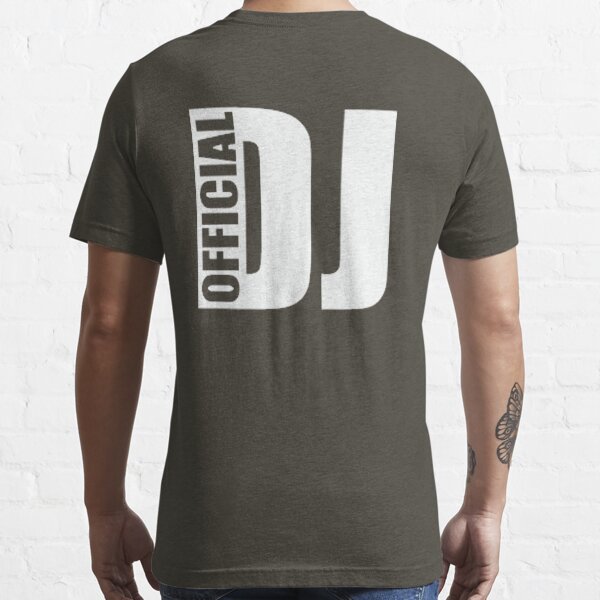 "Official DJ Logo" T-shirt for Sale by nickmartin | Redbubble | logo t ...