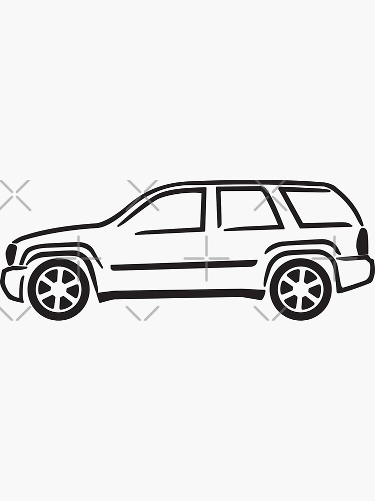 "2009 Chevrolet Trailblazer" Sticker for Sale by Frank Schuster | Redbubble