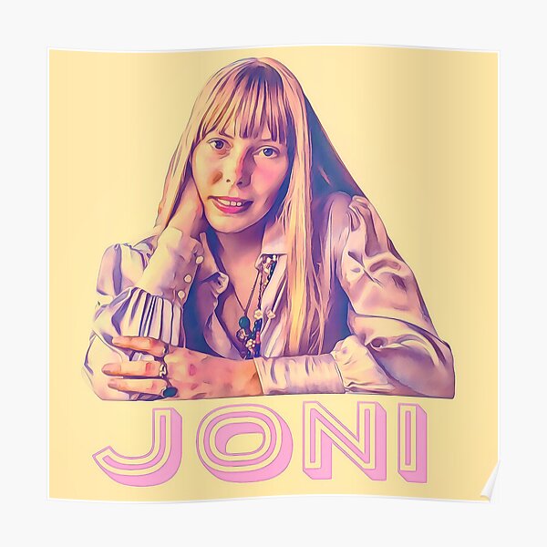 "Joan Joni Anderson Pink Lettering" Poster for Sale by Cuttintees ...