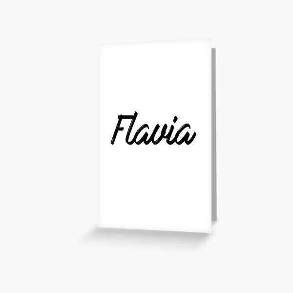 Flavia Greeting Cards | Redbubble