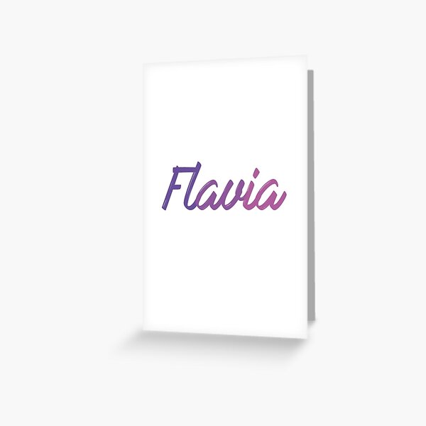 Flavia Greeting Cards | Redbubble