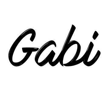 "Gabi" Sticker for Sale by Shalomjoy | Redbubble