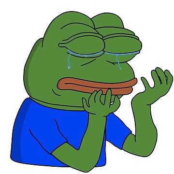 "PepeHands" Sticker for Sale by mullelito | Redbubble