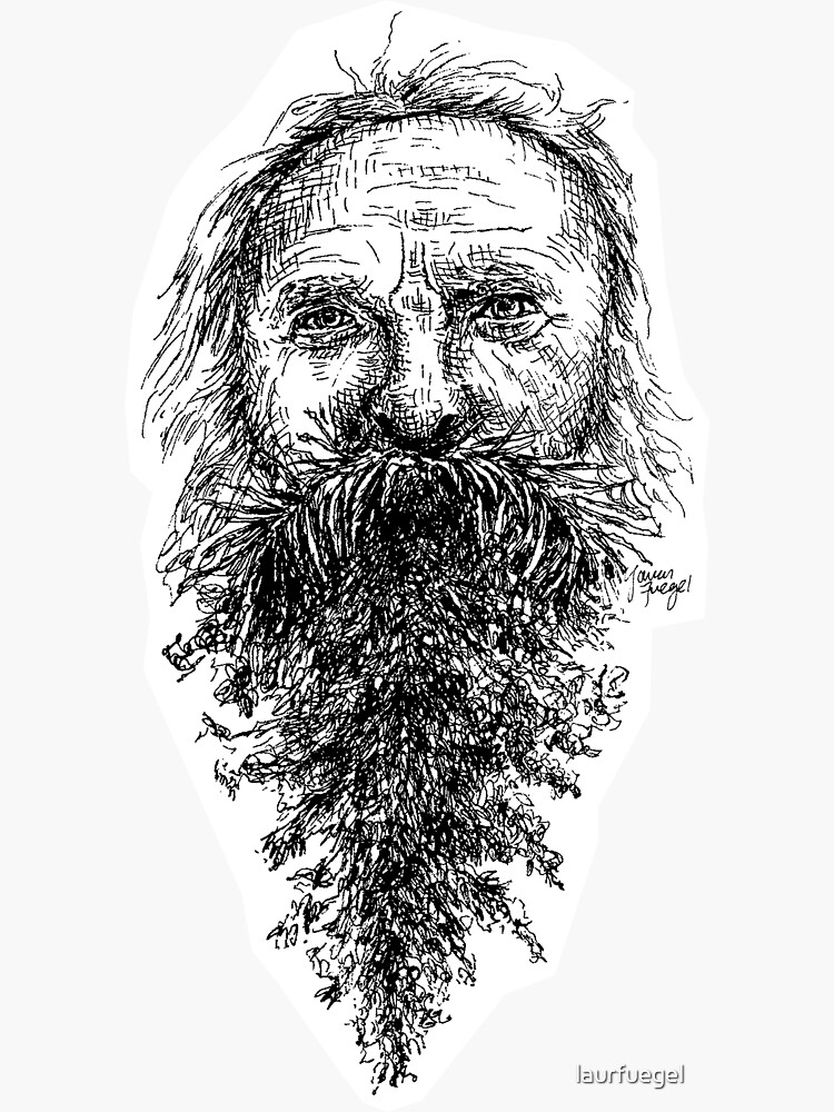 "Pine Tree Man" Sticker by laurfuegel | Redbubble