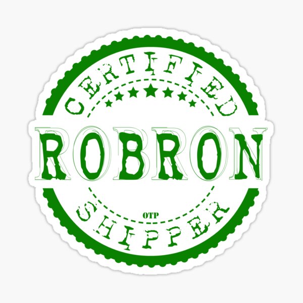 "Certified Robron Shipper (Green Stamp)" Sticker for Sale by AlexVR ...