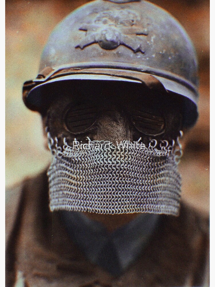 "French Tanker Mask" Poster for Sale by rwhitecolor | Redbubble