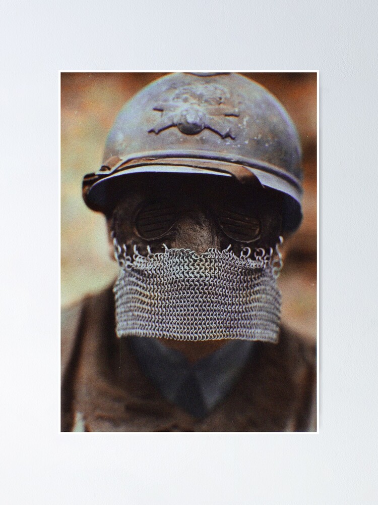 "French Tanker Mask" Poster for Sale by rwhitecolor | Redbubble