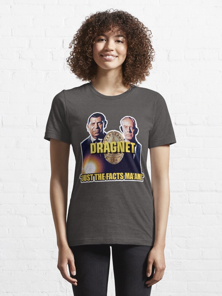 "Just the Facts Dragnet Tribute" T-shirt for Sale by 90snerd ...
