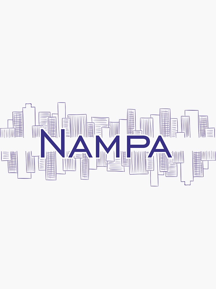 "Nampa" Sticker by oleo79 | Redbubble