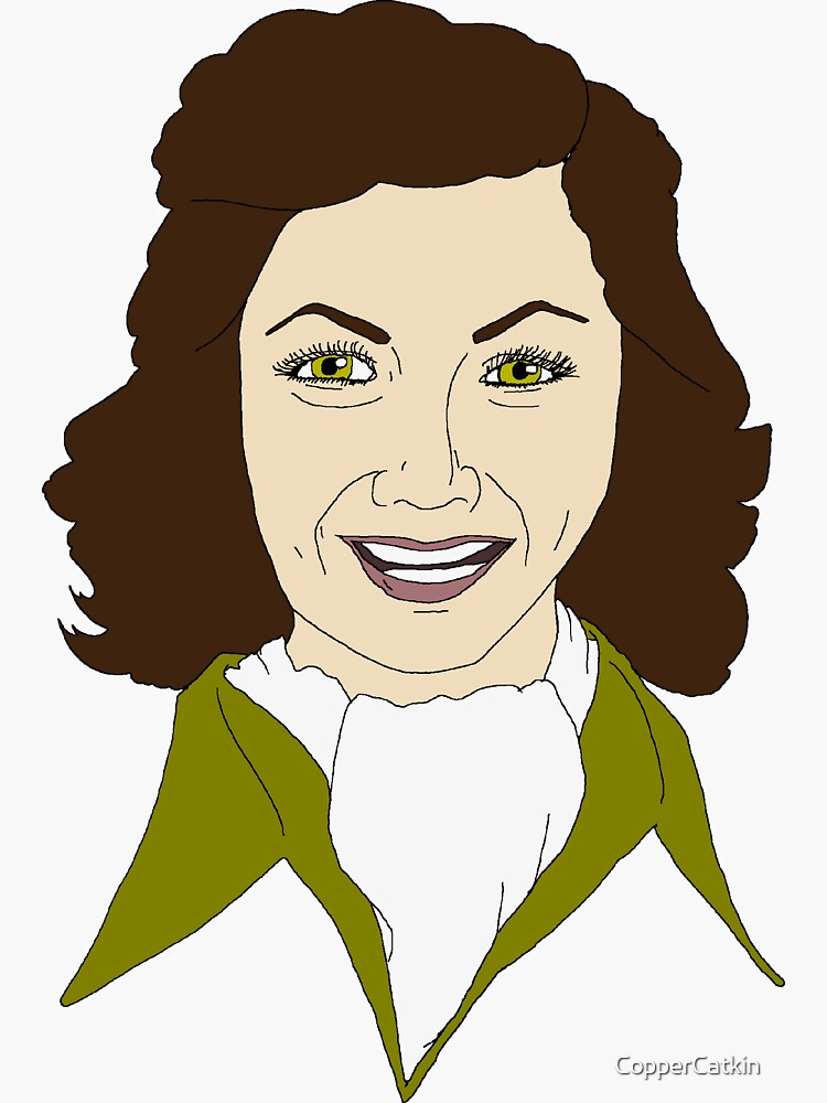 "Aviatrix series - Ola Rexroat" Sticker for Sale by CopperCatkin ...