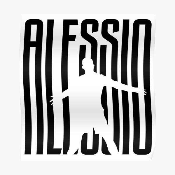 "Alessio Fußball Fußball Forza Juve Fan" Poster von elhefe | Redbubble