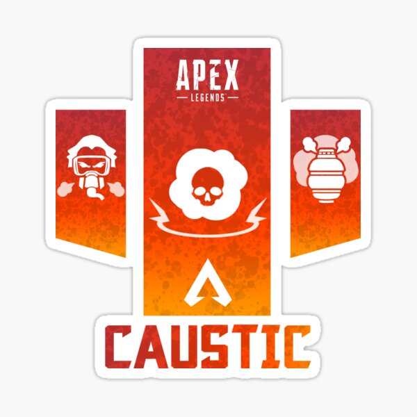 "Apex Legend - Caustic" Sticker for Sale by spacerangershop | Redbubble