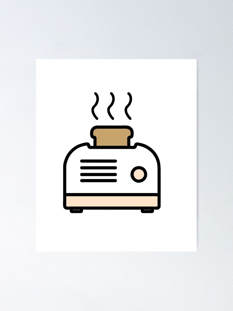 "Retro toaster" Poster by HSGDesignz | Redbubble