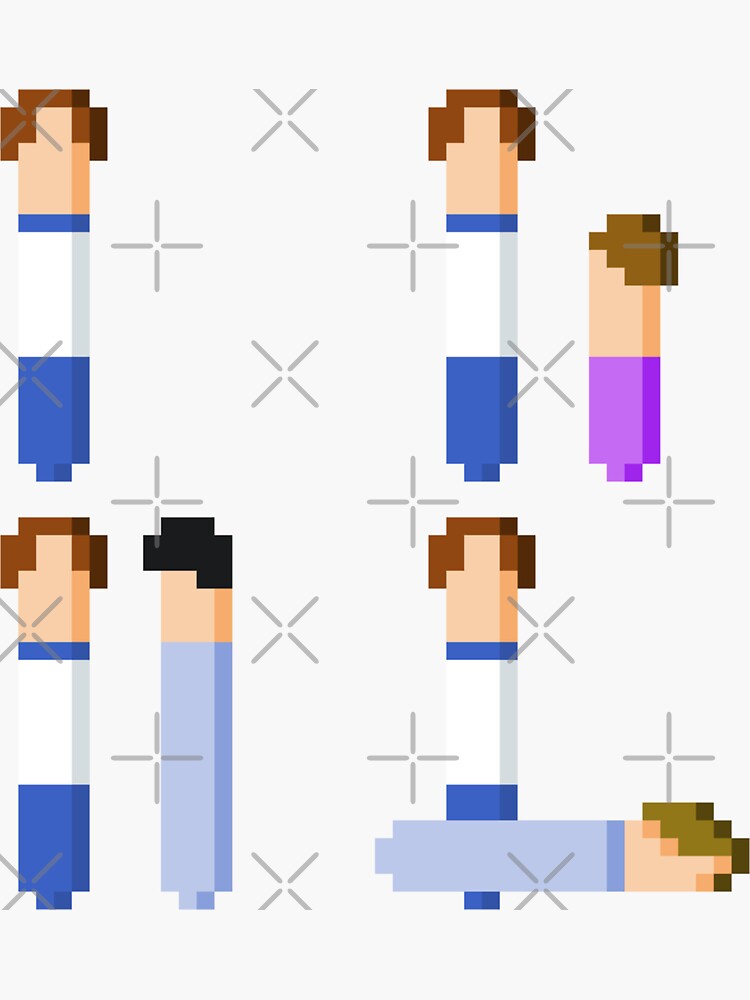 "Pixel Loss" Sticker for Sale by Leonidastee | Redbubble