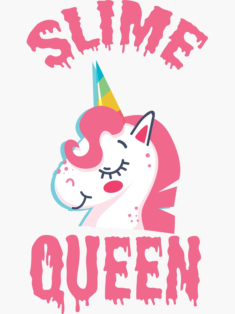 "Unicorn Slime Queen, Girls Slime Queen, Slime Birthday Party Gift ...