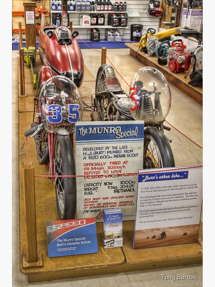 "Burt Munro Special" Poster for Sale by tonyburton | Redbubble