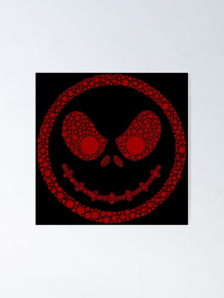 "bad red dot smiley" Poster von MrTeeTime | Redbubble