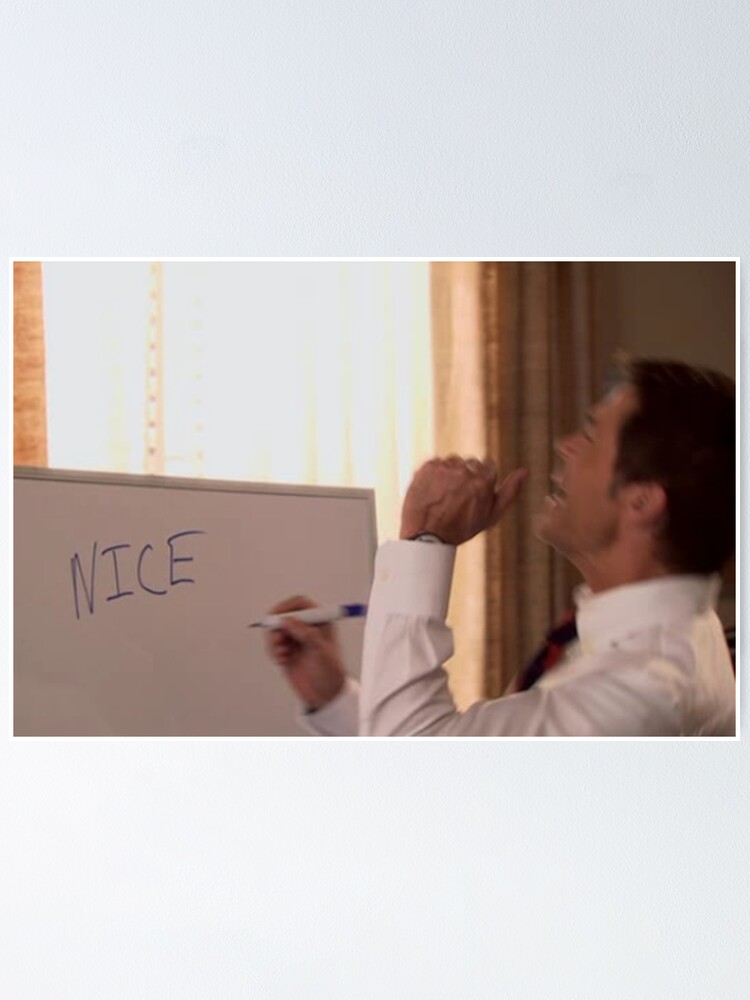 "Chris Traeger Nice" Poster by bigmac457 | Redbubble