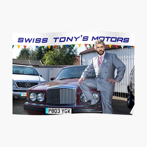 "Swiss Tony" Poster by durrtypop | Redbubble