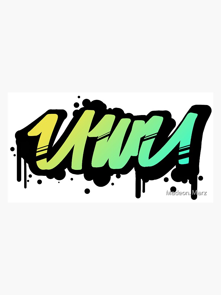"UwU graffiti " Sticker for Sale by Billie Ashton | Redbubble