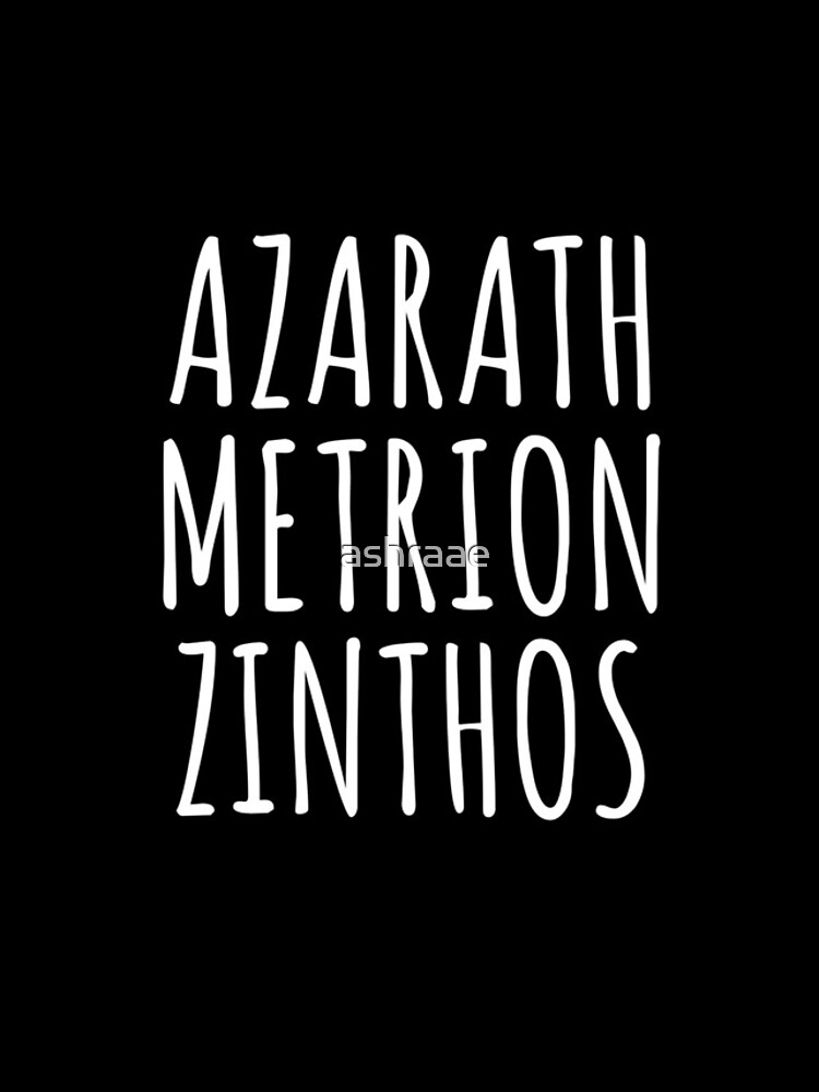 "Azarath, Metrion, Zinthos! II" iPhone Case for Sale by ashraae | Redbubble