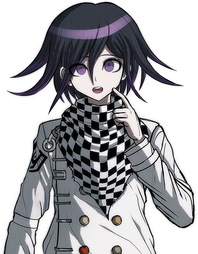 "kokichi finger on chin pose danganronpa" by Pp B | Redbubble