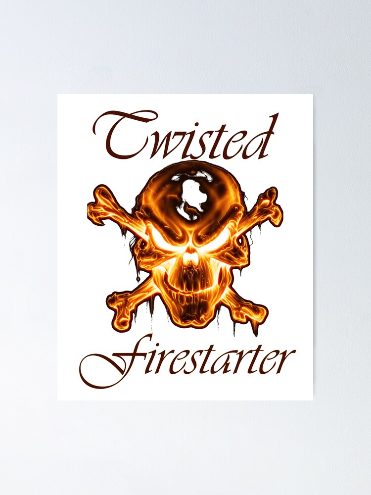 "Twisted Skull" Poster by IndyTshirts | Redbubble