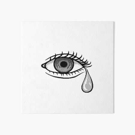 "Crying Eye Pixel Art" Art Board Print by wannabe311 | Redbubble