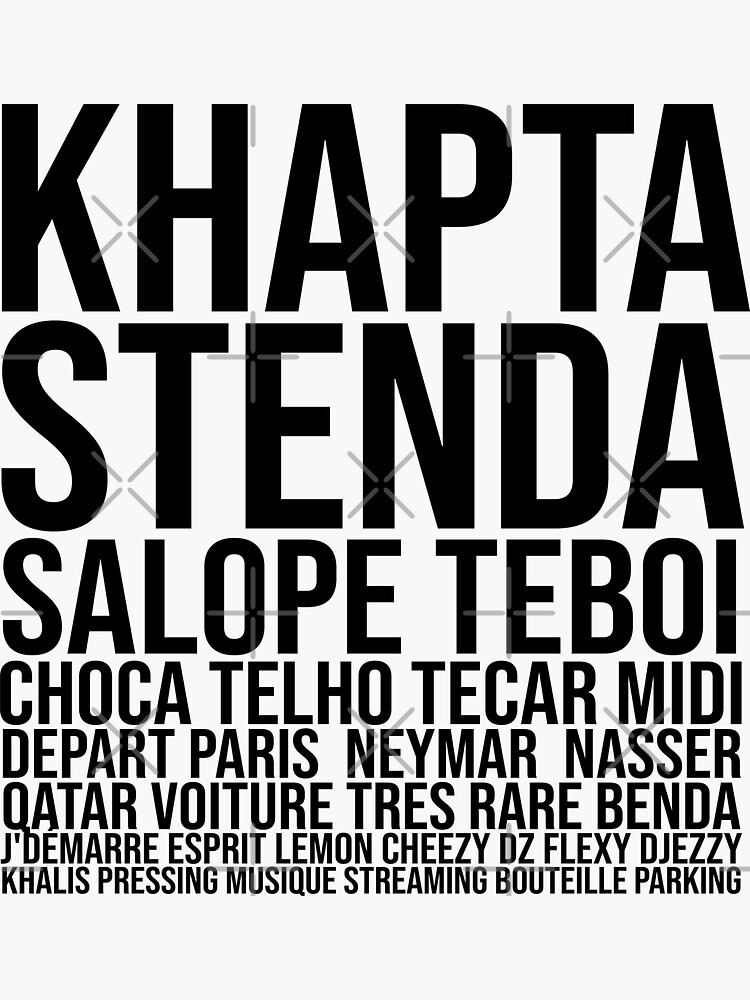 Sticker « Khapta Stenda », par Leksal | Redbubble