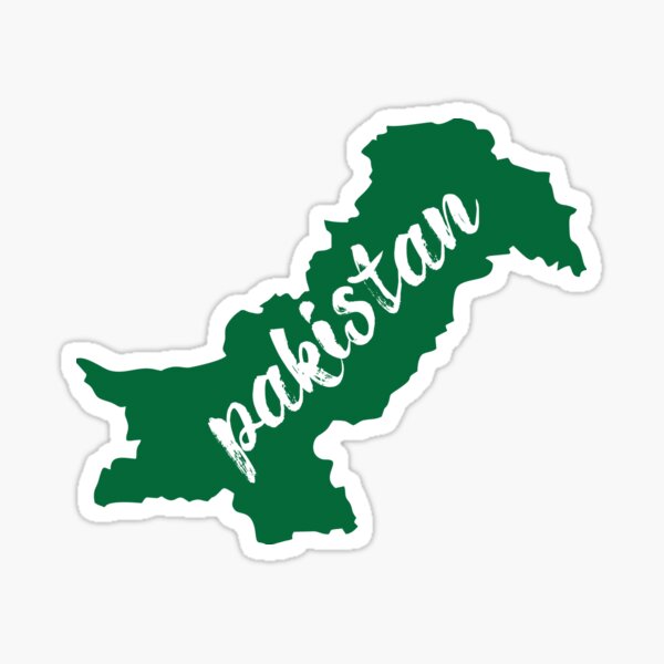 "Pakistan Map" Sticker by kamrankhan | Redbubble