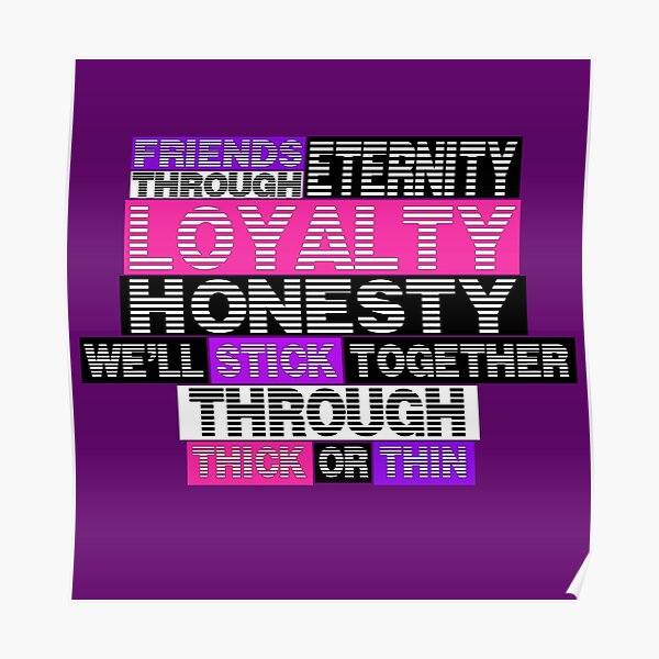 "Miami Connection - FRIENDS V2" Poster for Sale by bestofbad | Redbubble