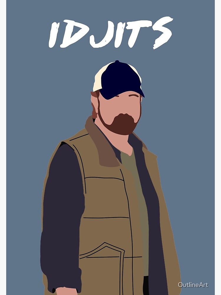 "Supernatural - Bobby Singer - Idjits" Spiral Notebook by OutlineArt ...