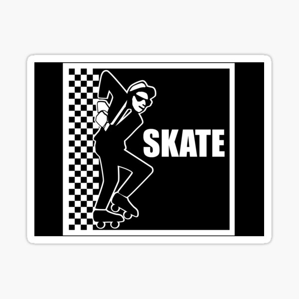 "Skate ska dude" Sticker for Sale by SkateAnansi | Redbubble