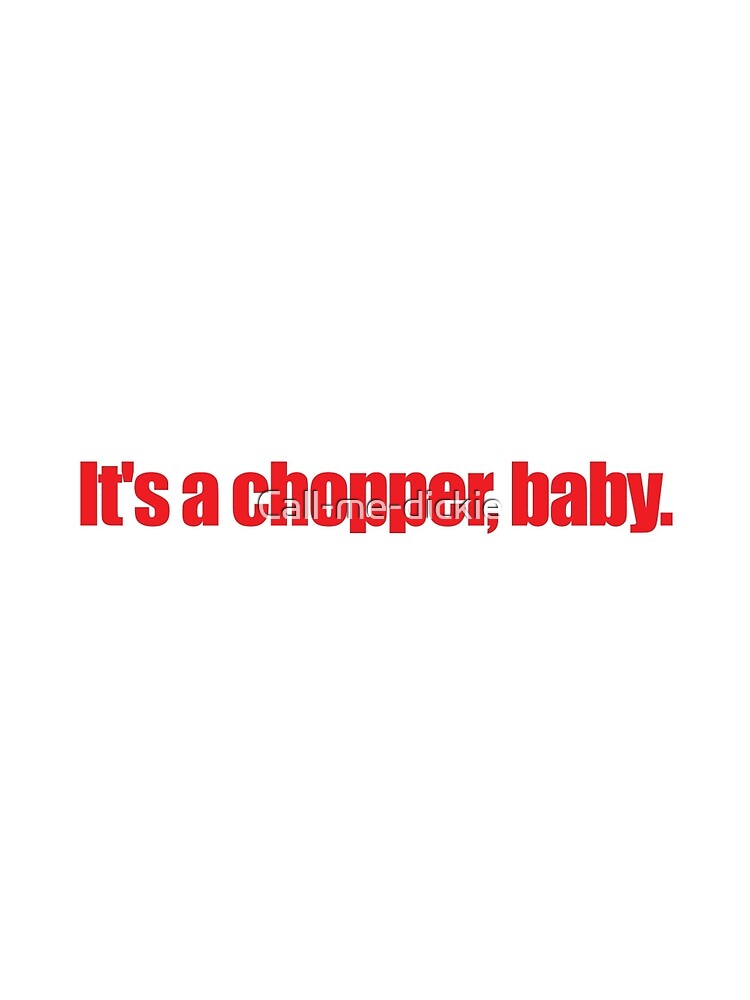"Pulp Fiction - It's a chopper baby" Drawstring Bag for Sale by Call-me ...