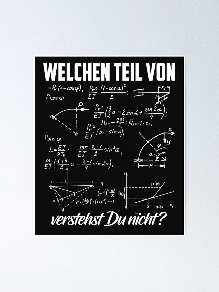 "Math genius" Poster for Sale by dtino | Redbubble