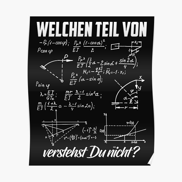 "Math genius" Poster for Sale by dtino | Redbubble