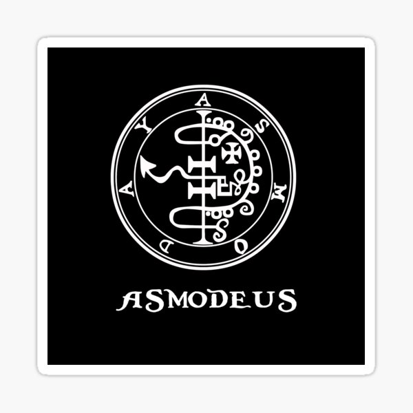 "Asmodeus" Sticker by ValentinaHramov | Redbubble