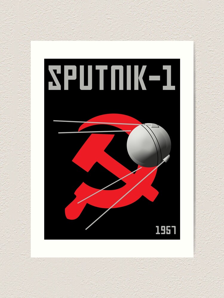 "Sputnik - 1" Art Print by oddmetersam | Redbubble