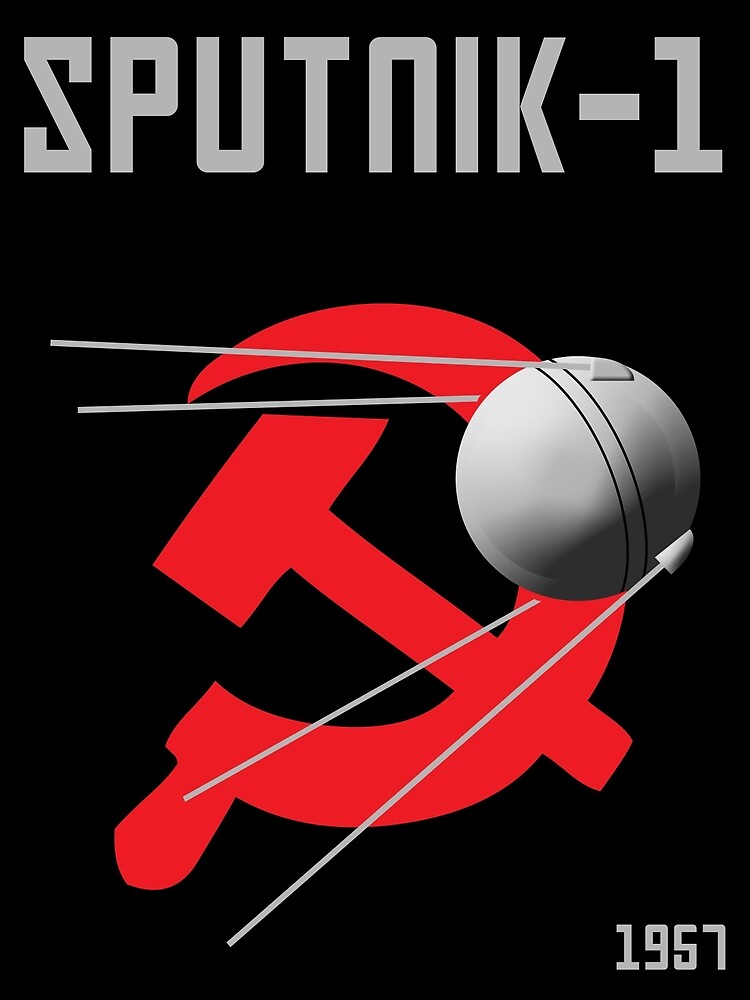 "Sputnik - 1" Art Print by oddmetersam | Redbubble