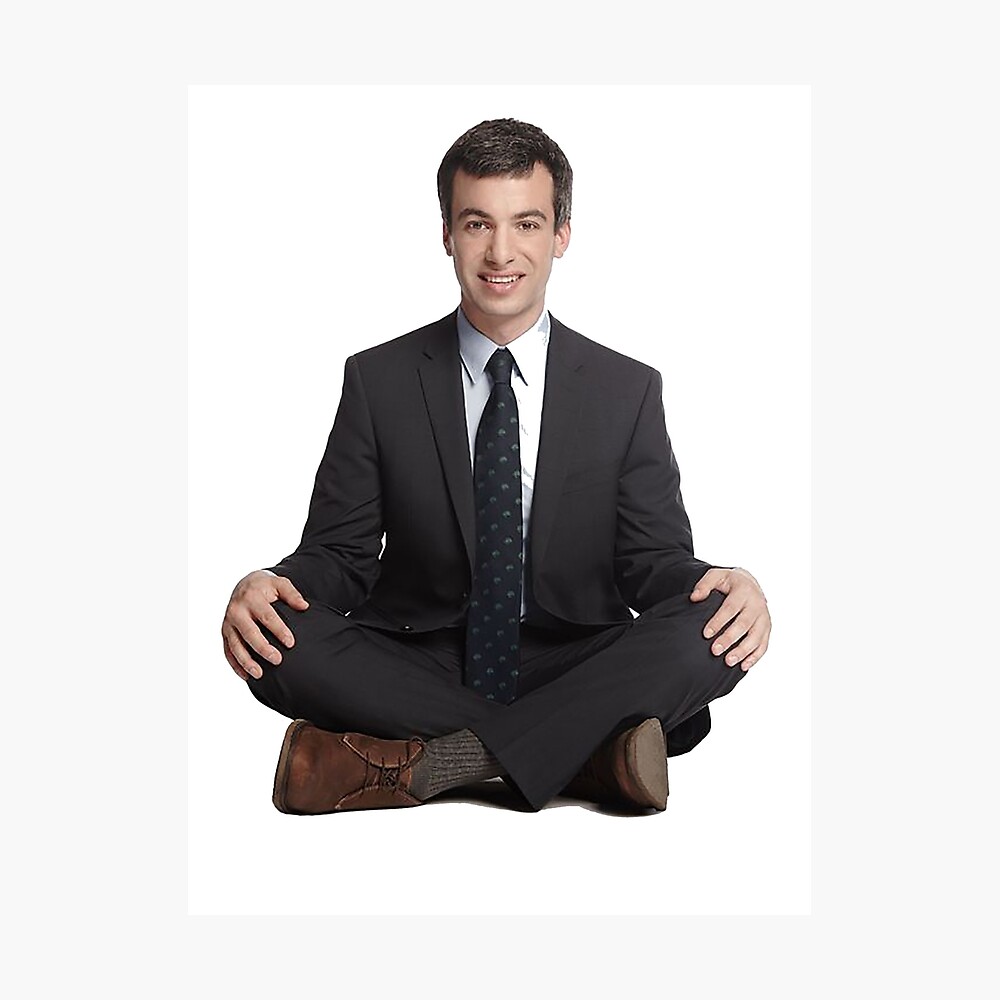 Wall Décor Prints Cartoon Portrait Nathan Fielder Wall Art Nathan for ...