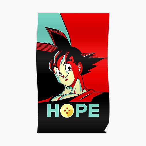"Goku Hope" Poster by ValenciaSpicher | Redbubble