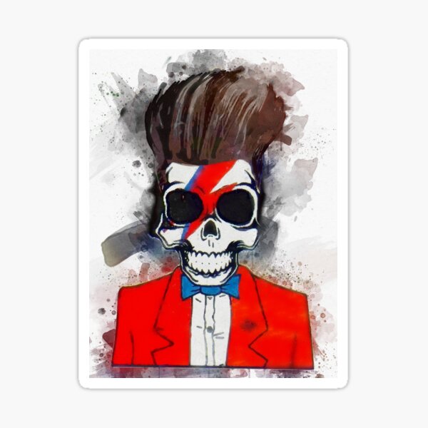 Skeleton Art Sticker By Anebius Redbubble