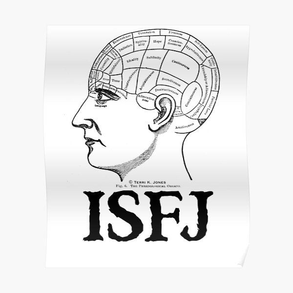 "ISFJ Myers-Briggs Personality Test " Poster by terrikjones | Redbubble