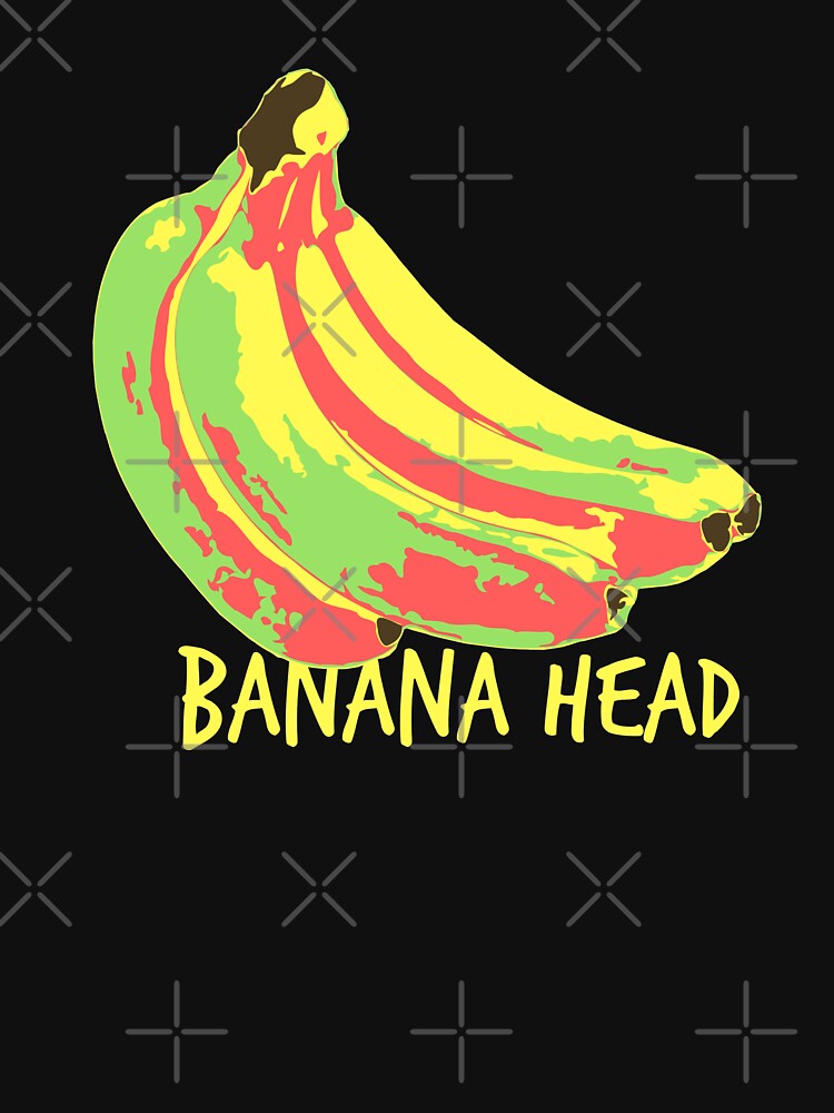 "Banana Head" T-shirt for Sale by vibeno1 | Redbubble | banana t-shirts ...
